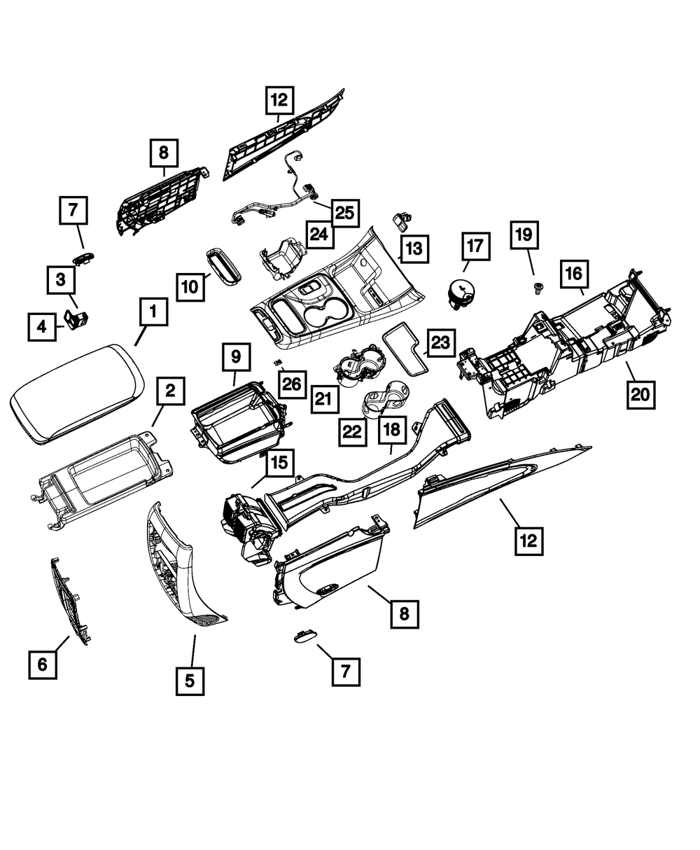 Console Wiring 68237146AB | Canada Mopar® Estores