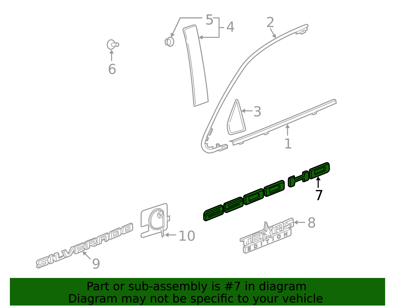 84358804 - High-Quality Front Side Door Weight Class Name Plate for ...