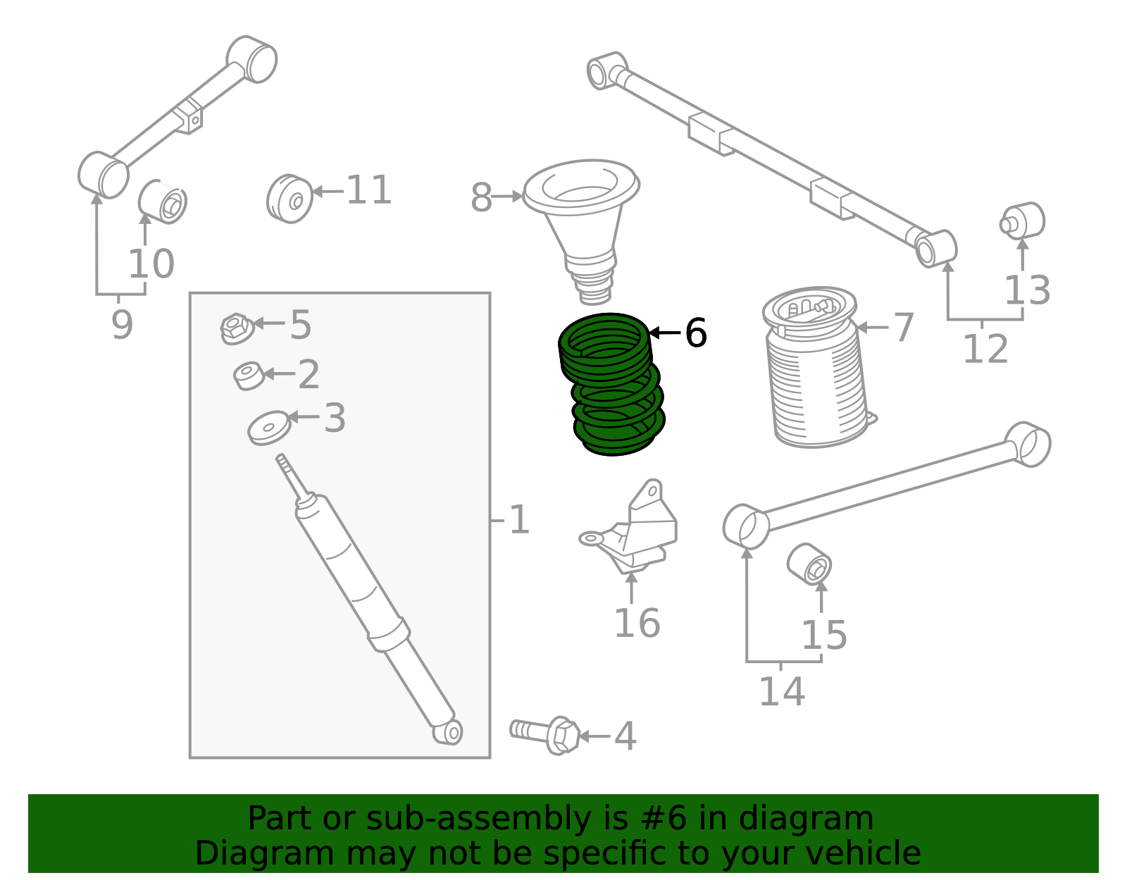 2023-2025 Toyota Sequoia 2023-2024 Toyota Sequoia - Coil Spring 48231 ...