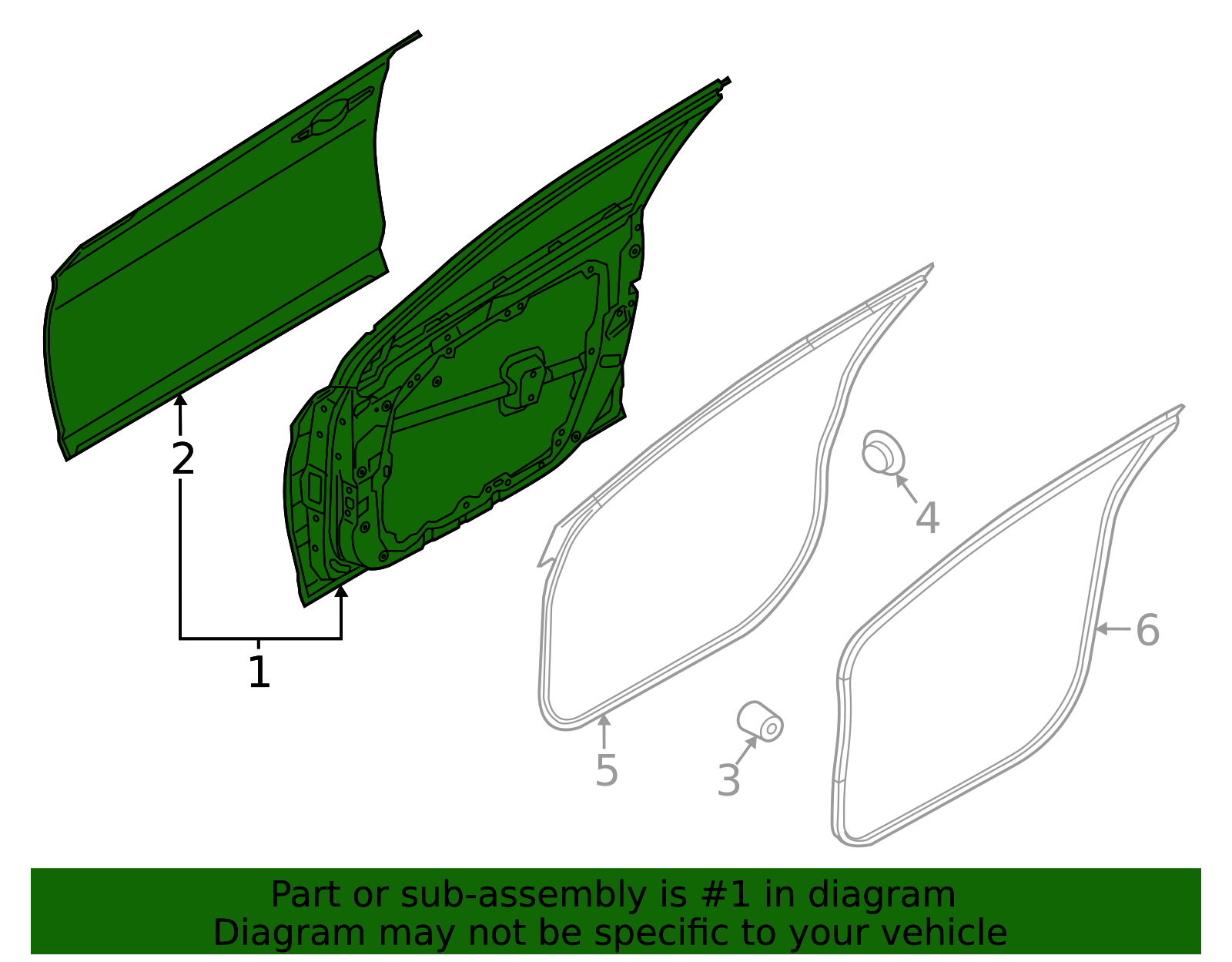 2021-2025 Kia K5 Door Shell 76004-L2500 | TascaParts.com