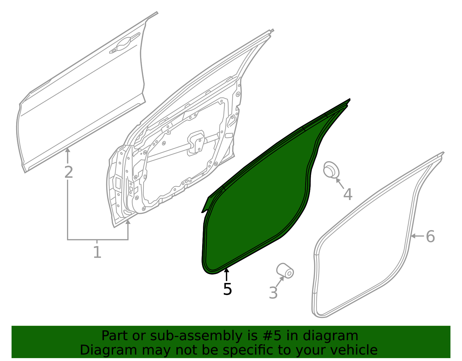 2021-2024 Kia K5 Door Weather-Strip 82130-L3000 | QuirkParts