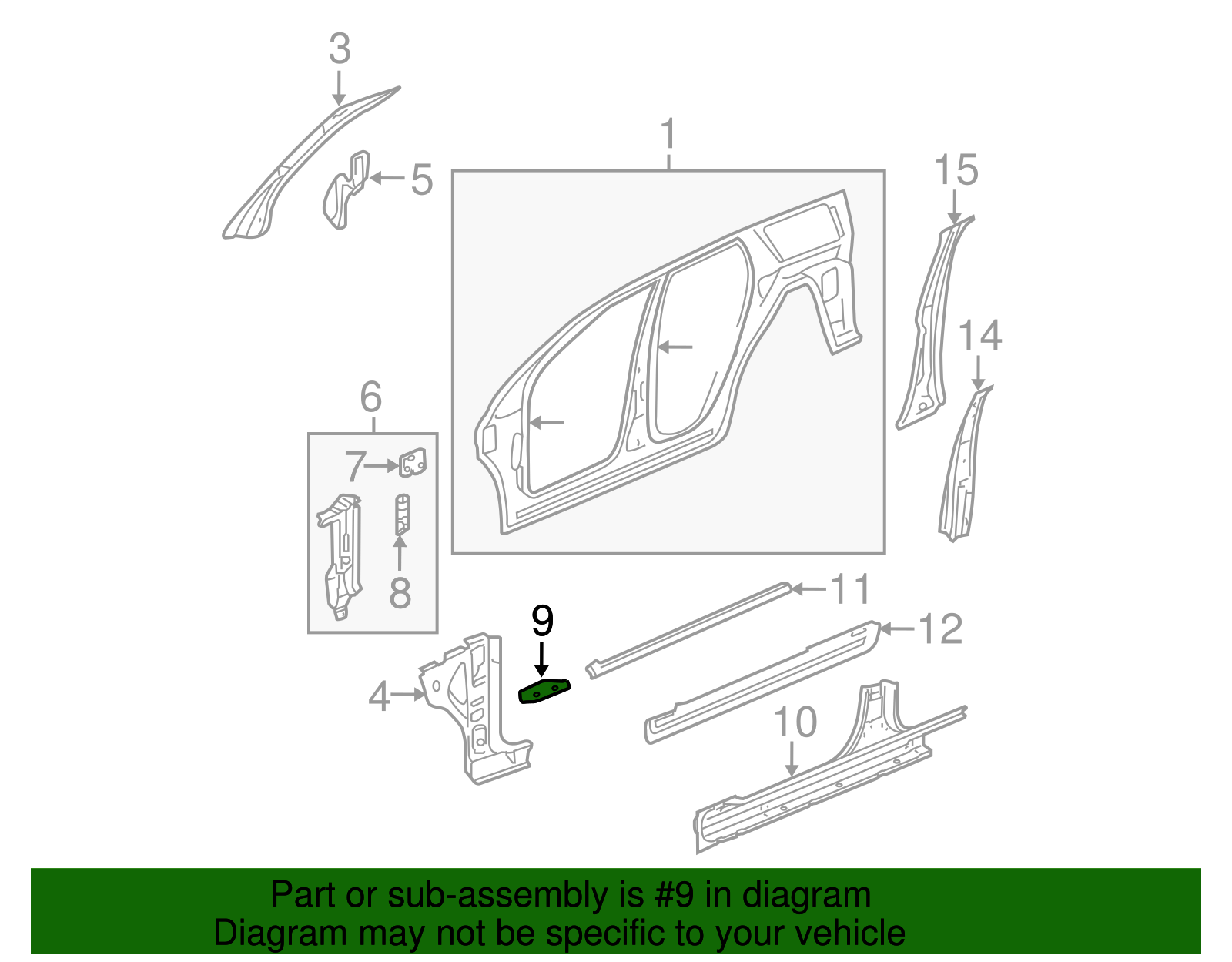 2002-2007 Saturn Vue Sound Absorber 22667611 | Capital Chevy Parts
