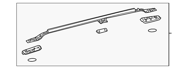 Genuine Toyota Side Rail Assembly part# 63407-60110-C1 for 2017-2021 ...