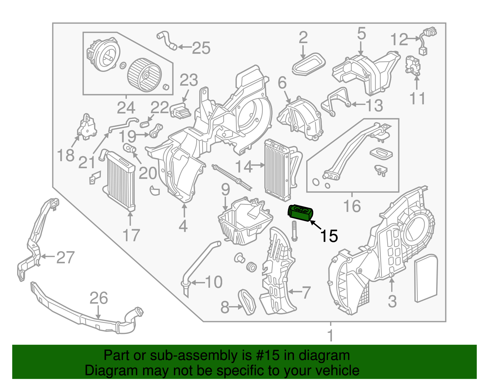 Hyundai - 97916-2W000 - Expansion Valve - 2013-2019 Hyundai | OEM ...