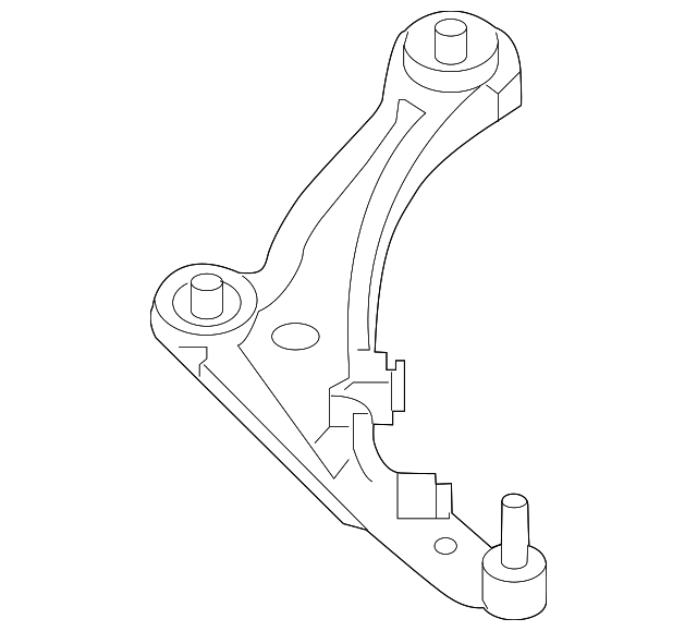 54500-5AA0C - Lower Control Arm 2015-2024 Nissan Murano | Nissan Parts ...
