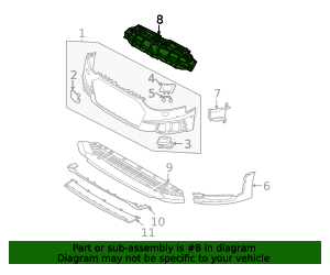 8W0-807-233-B - Support Bracket 2020-2024 Audi A4 allroad | Audi OEM Parts