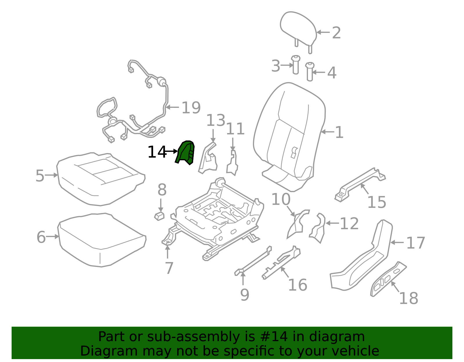 2016-2024 Nissan Inner Finish Panel - Driver's Side (LH) 87381-3KL0D ...