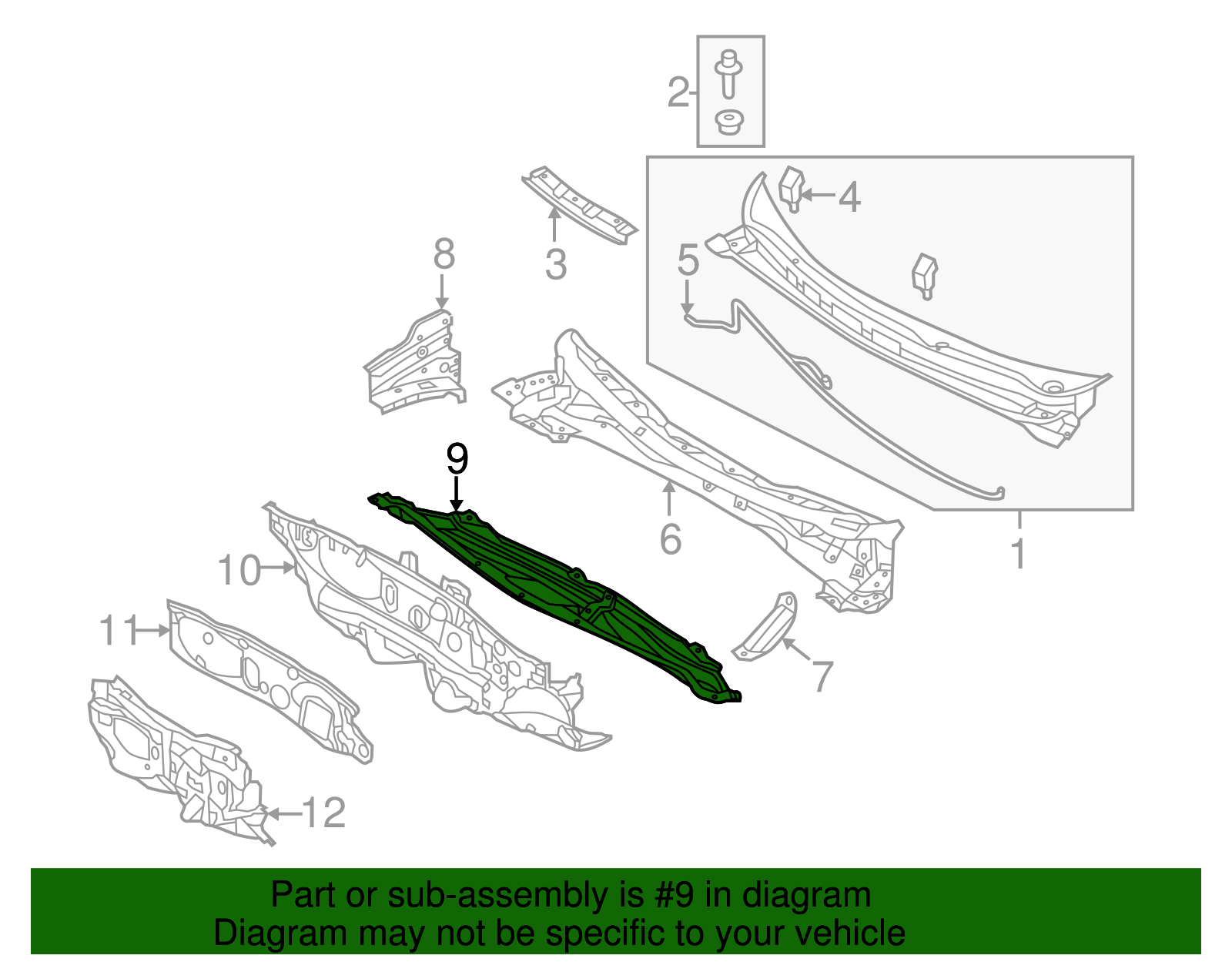 Hyundai - 66797-1R360 - Lower Panel - 2012-2014 Hyundai Accent | OEM ...