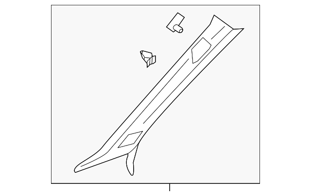 2019-2023 Audi Windshield Pillar Trim 4K8-867-233-J-3GX | Audi OEM ...