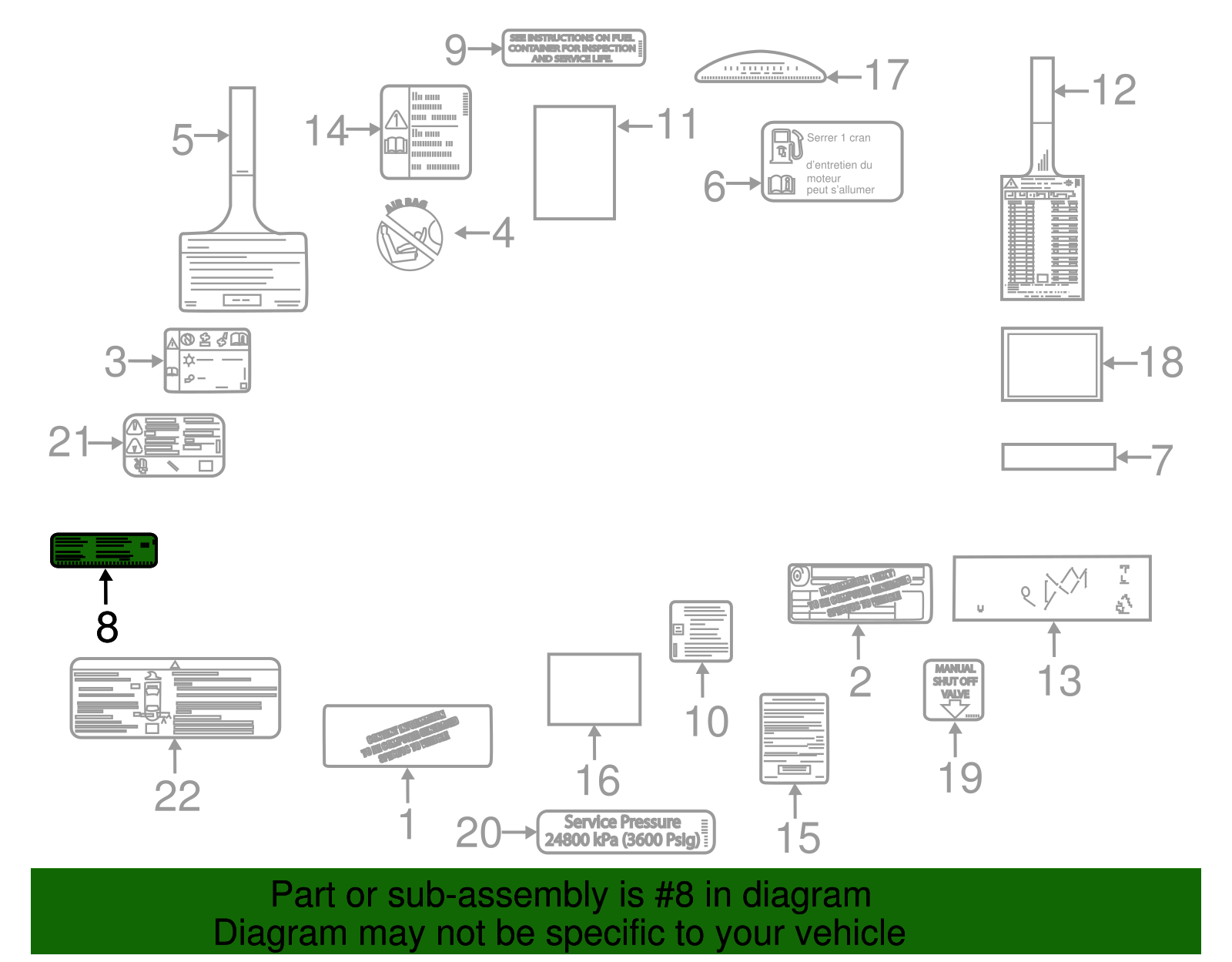 2015-2016 Chevrolet Impala Compressed Natural Gas Fuel System ...