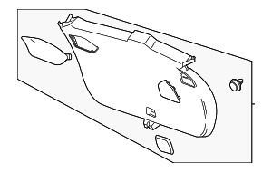 2020-2024 Buick Encore GX Lower Gate Trim 42763436 | Courtesy Parts