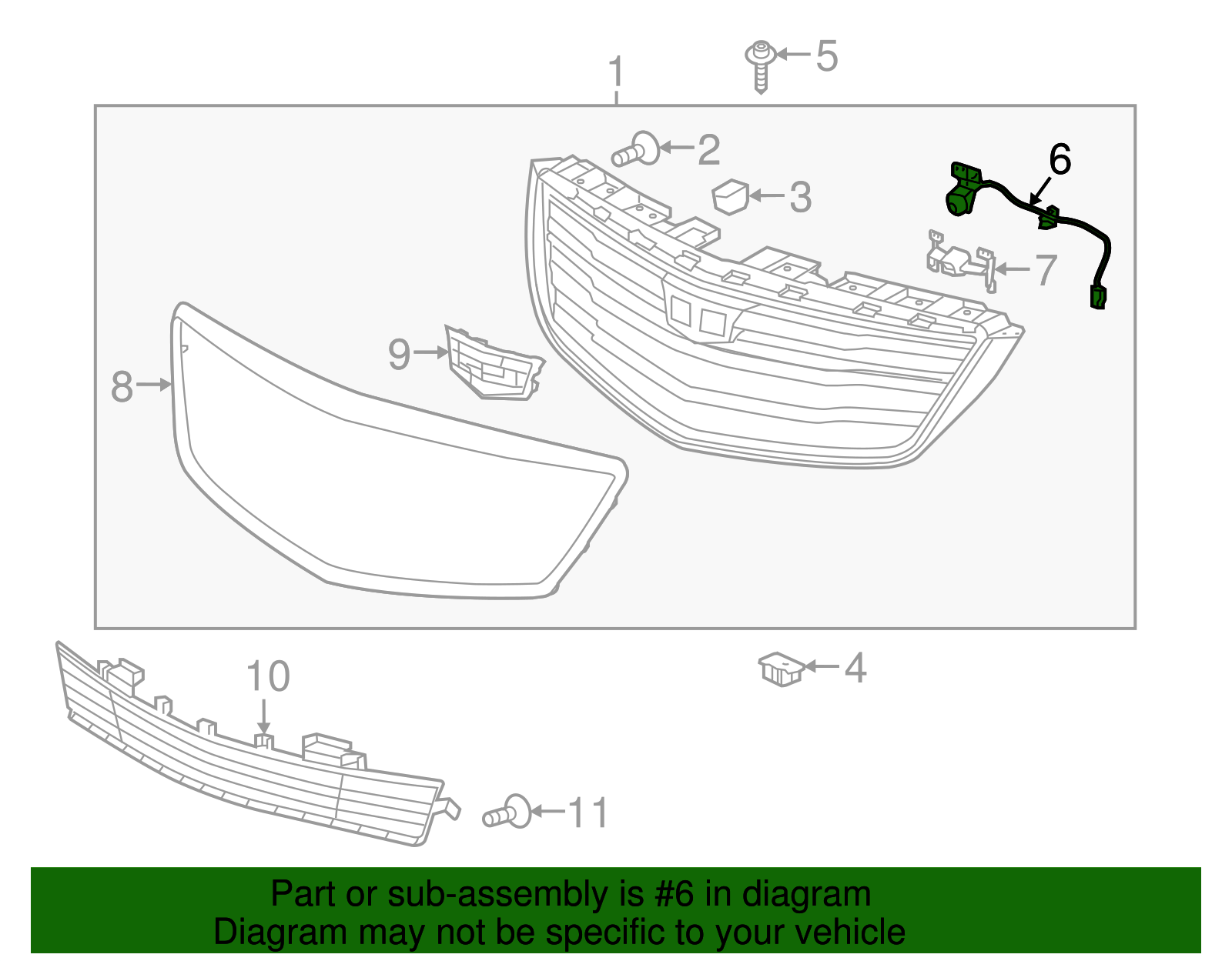 2018-2019 Cadillac XTS Front View Driver Information Camera 84117100 ...