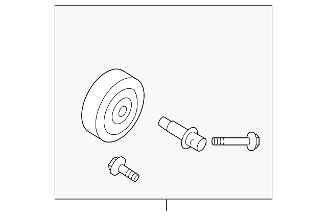 Genuine Belt Tensioner for 2006-2011 Hyundai Accent | Part# 97706-22061 ...