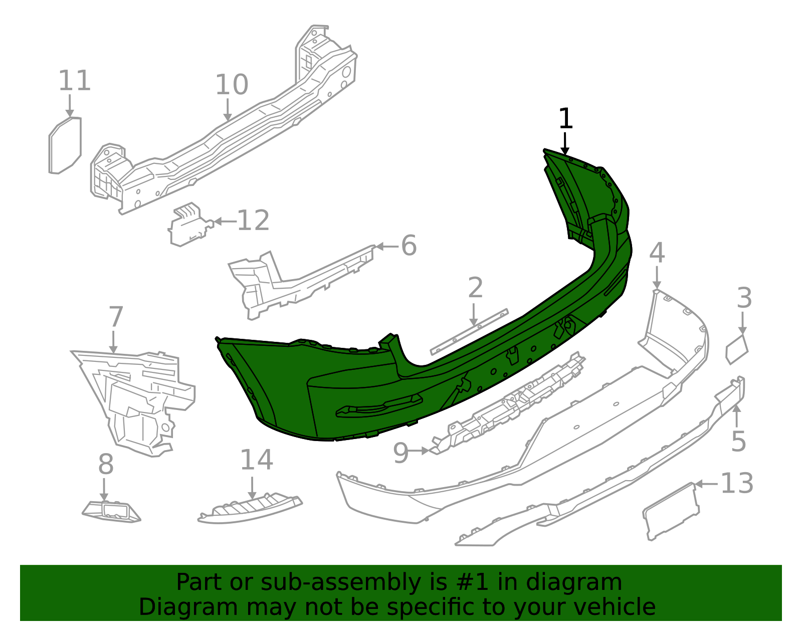 Genuine BMW 51-12-5-A40-FD5 | Bumper Cover | FREE Shipping on Most ...