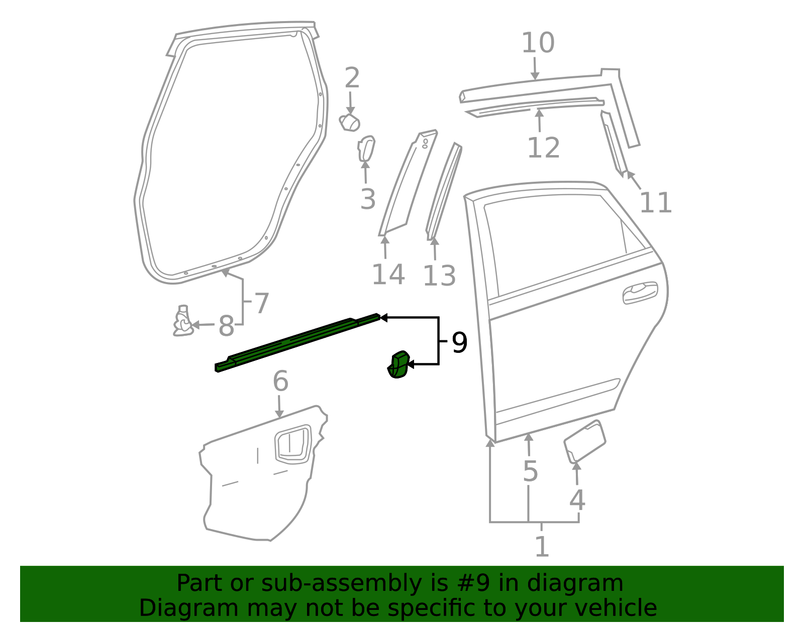 Belt Weatherstrip - Window Seal Protection 75730-47010 | AutoNation Parts