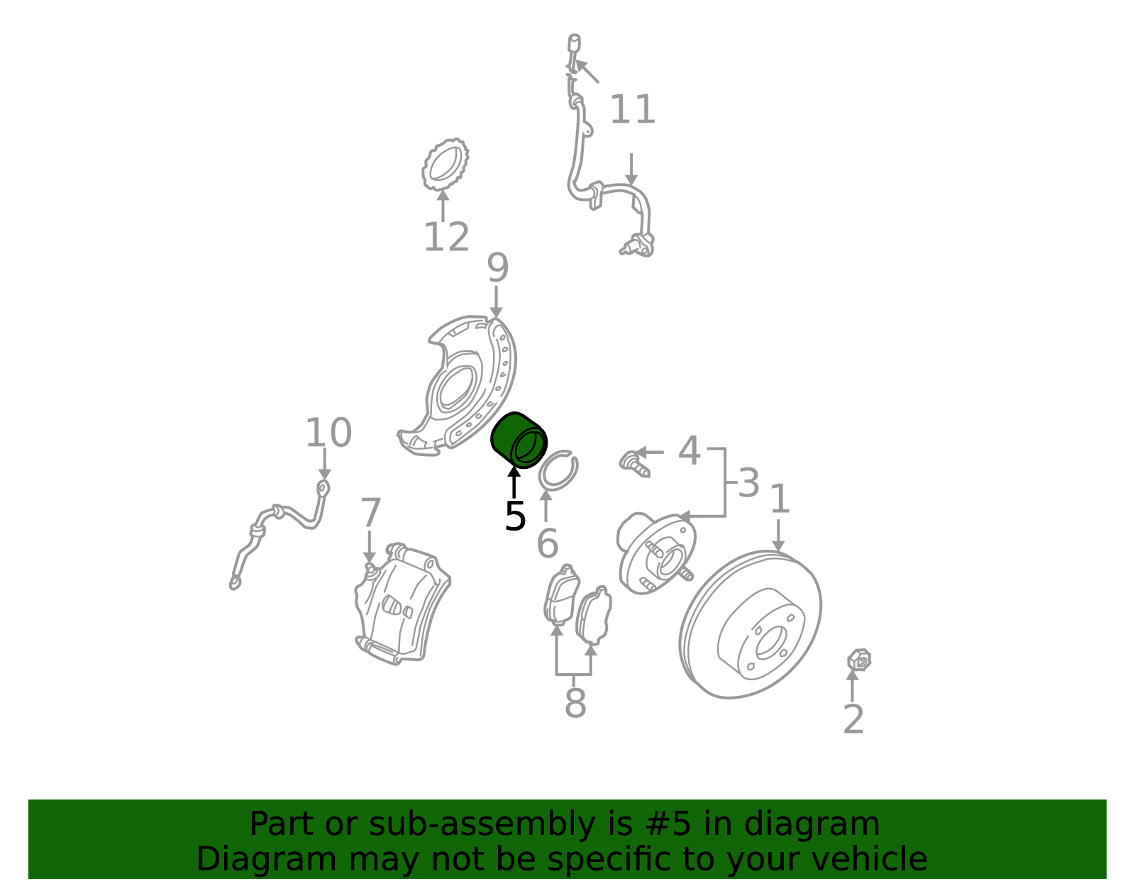 Wheel Bearing - OEM Hub Support for Nissan | AutoNation Parts