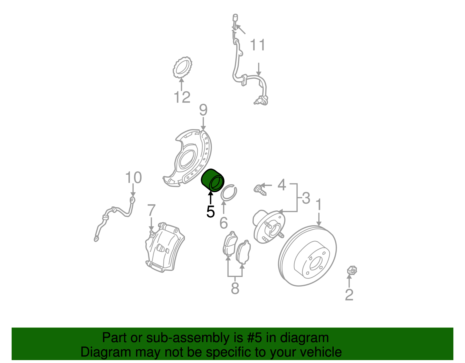 40210-3Z000 - Bearing - 2002-2008 Nissan | Nissan OEM Parts Direct