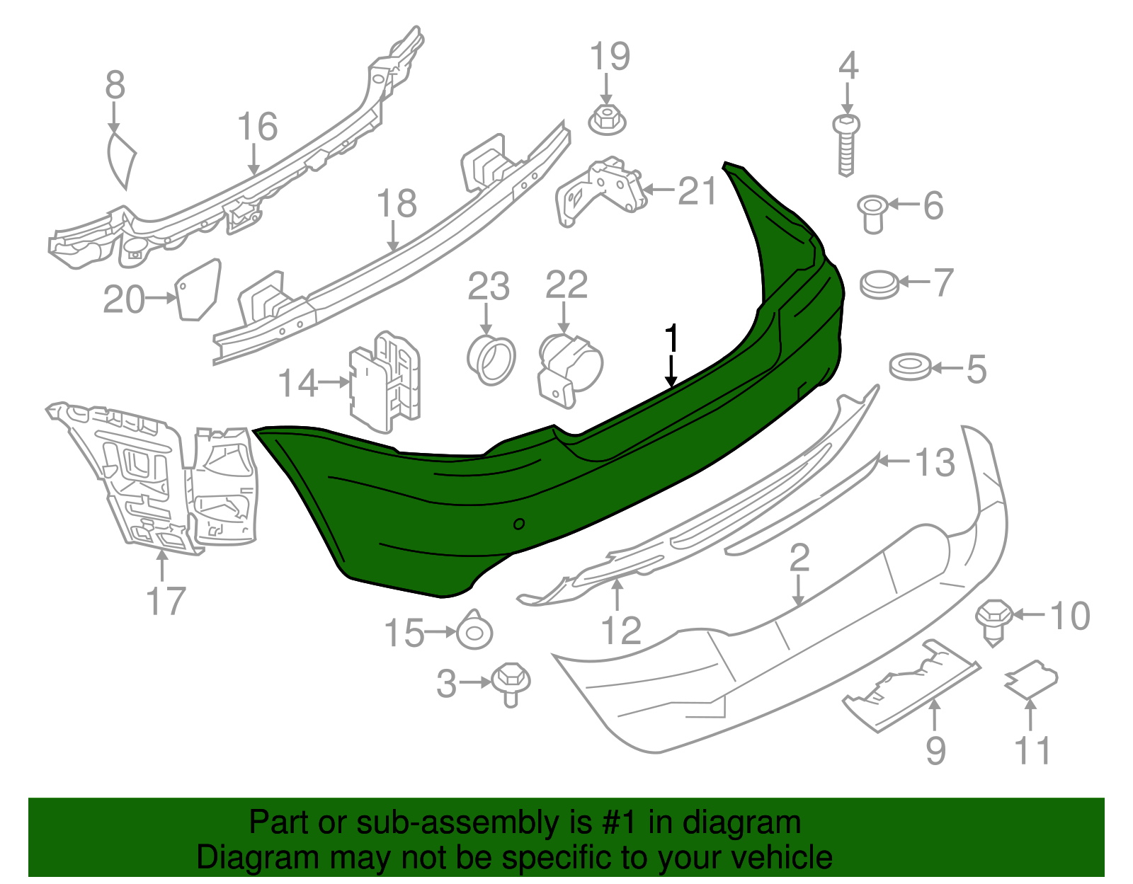 Genuine BMW 51-12-7-892-599 | Bumper Cover, M Sport, PDC | FREE ...