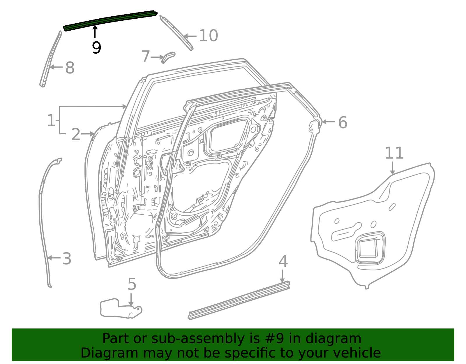 2016-2020 Toyota Mirai Black Out Tape 75987-62010 | MotorMotor