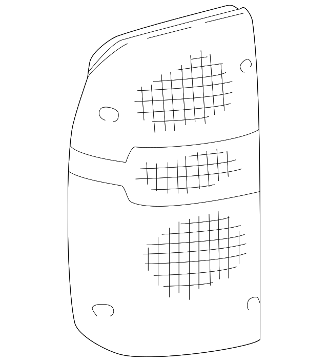 1995-2000 Toyota Tacoma Tail Light Assembly - DRIVERS SIDE 81561-04020 ...
