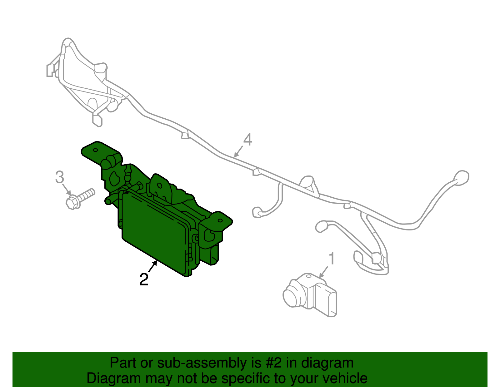 96400-G5100 - Distance Sensor 2017-2019 Kia Niro | Kia.Parts Store