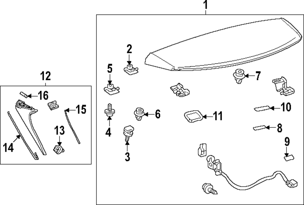 76875-0E080 - 2023-2024 Lexus - Side Spoiler Protector | My L Parts