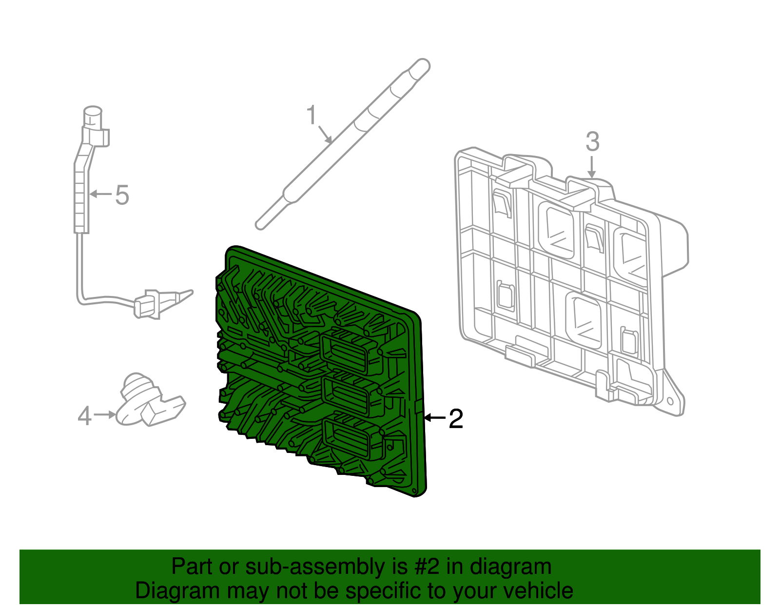 2019 GM Engine Control Module (ECM) 12721355 GM | GMPartsDirect.com