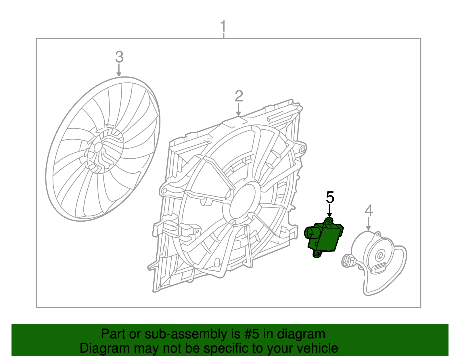 2013-2014 Cadillac ATS Fan Control Module 22761222 | Capital Chevy Parts
