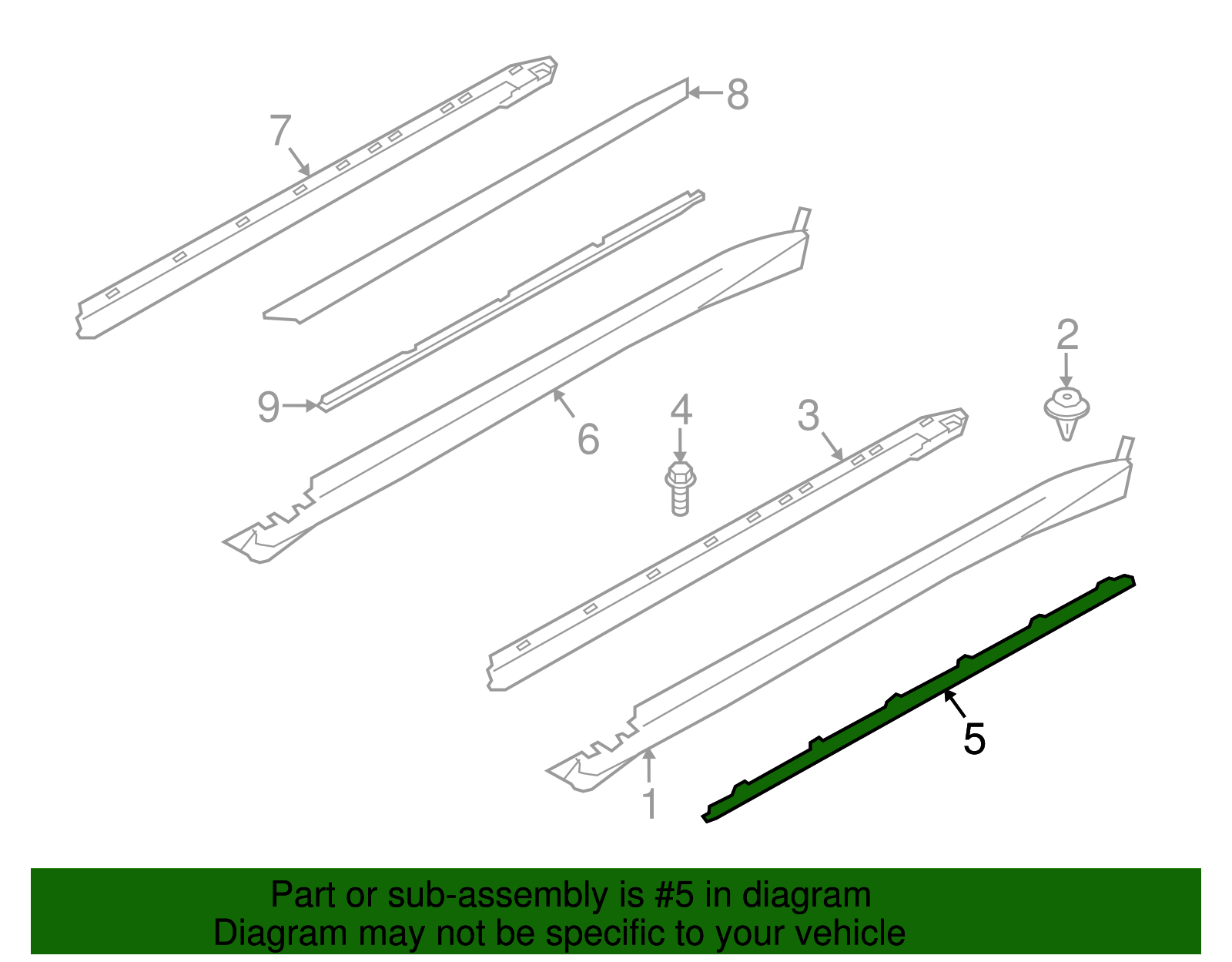 51-77-7-378-588 - Trim Molding 2014-2018 BMW X5 | OEM Euro Parts