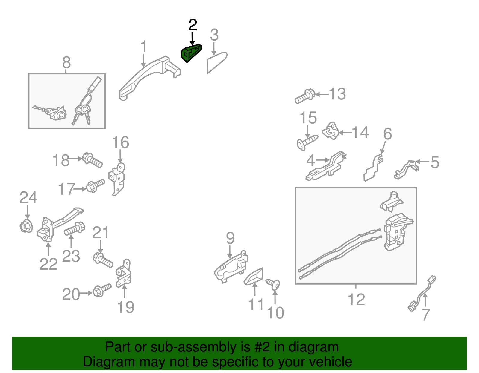 2011-2016 Kia Sportage | Cover | 82652-3W000 | Kia Auto Parts