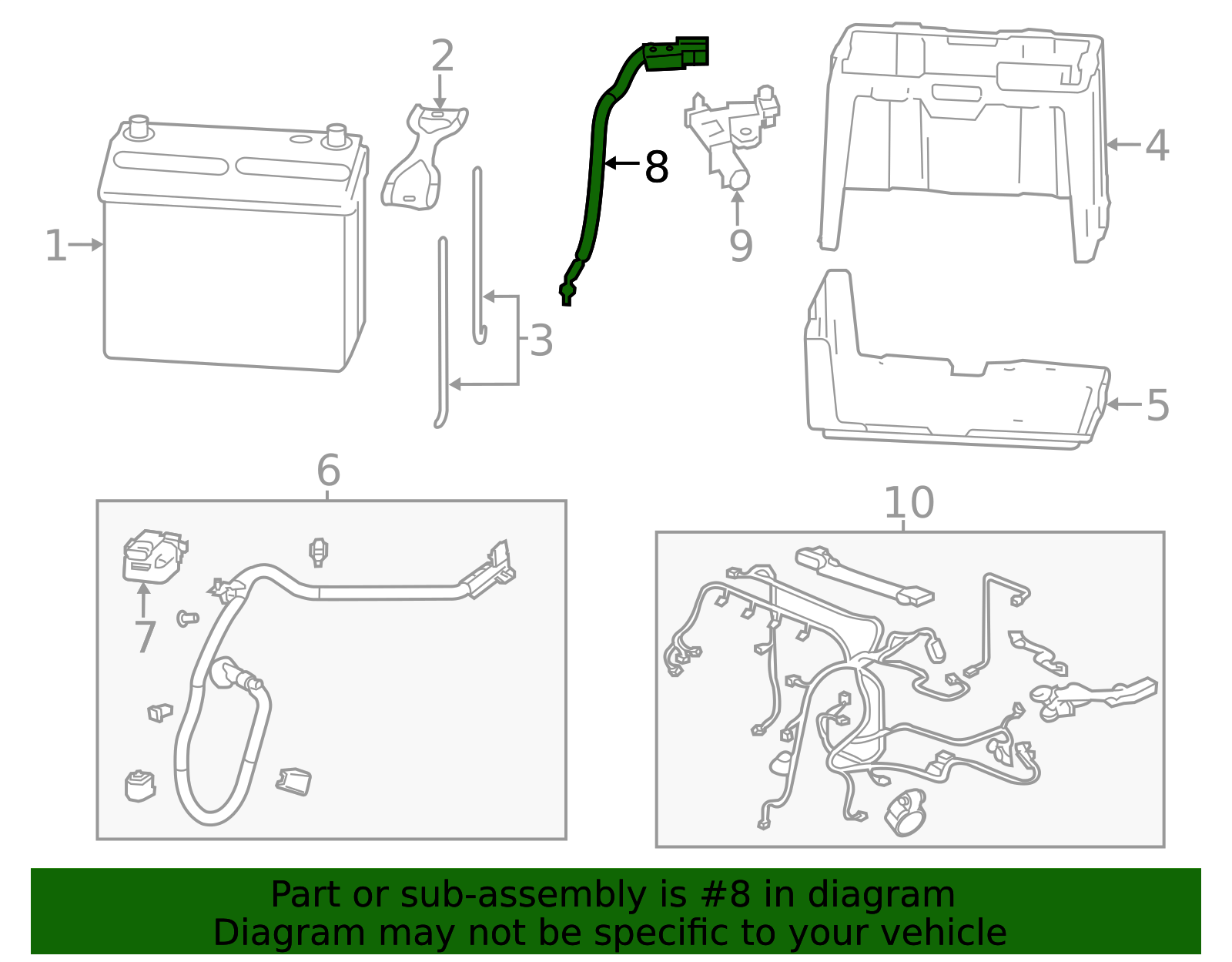 32600-TR7-000 - Negative Cable 2012-2015 Honda Civic | Honda Parts Online