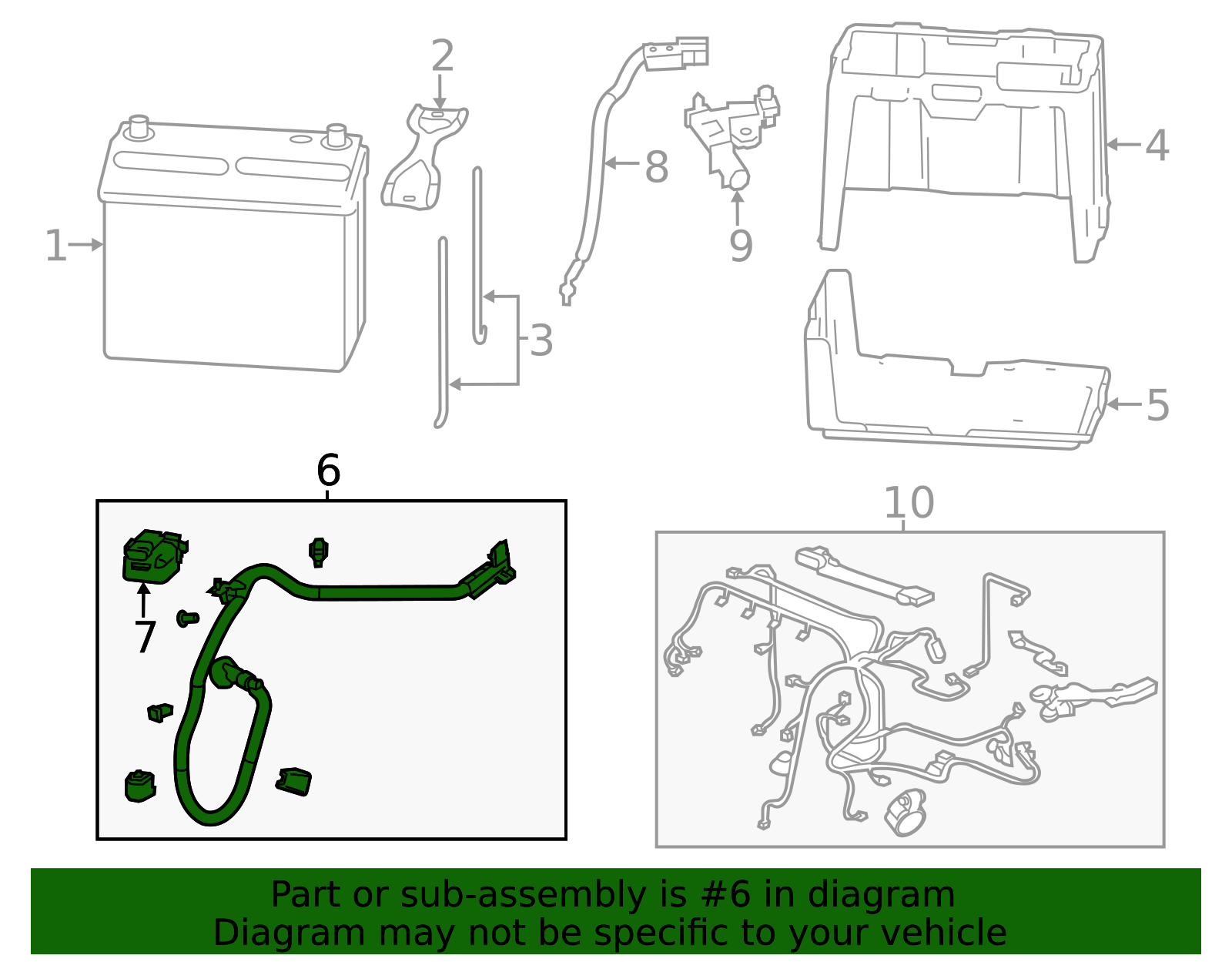 Battery Cable 32410-TR2-A00 - Reliable Power Connections | AutoNation Parts