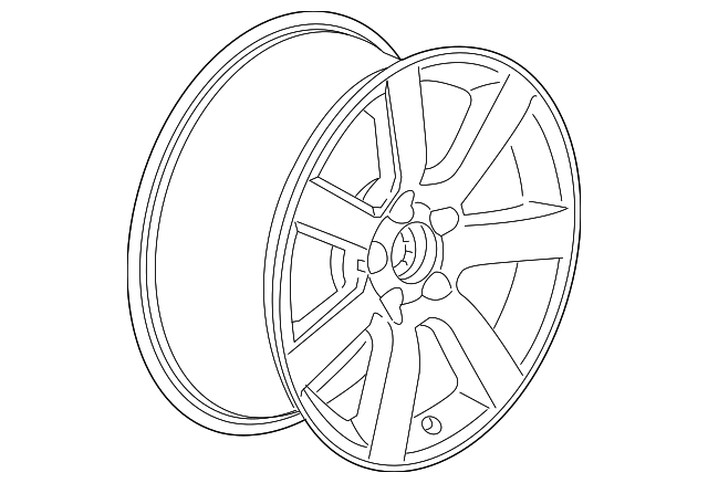 2013-2016 Cadillac ATS 17x8-Inch Aluminum Wheel 22921890 | Capital ...