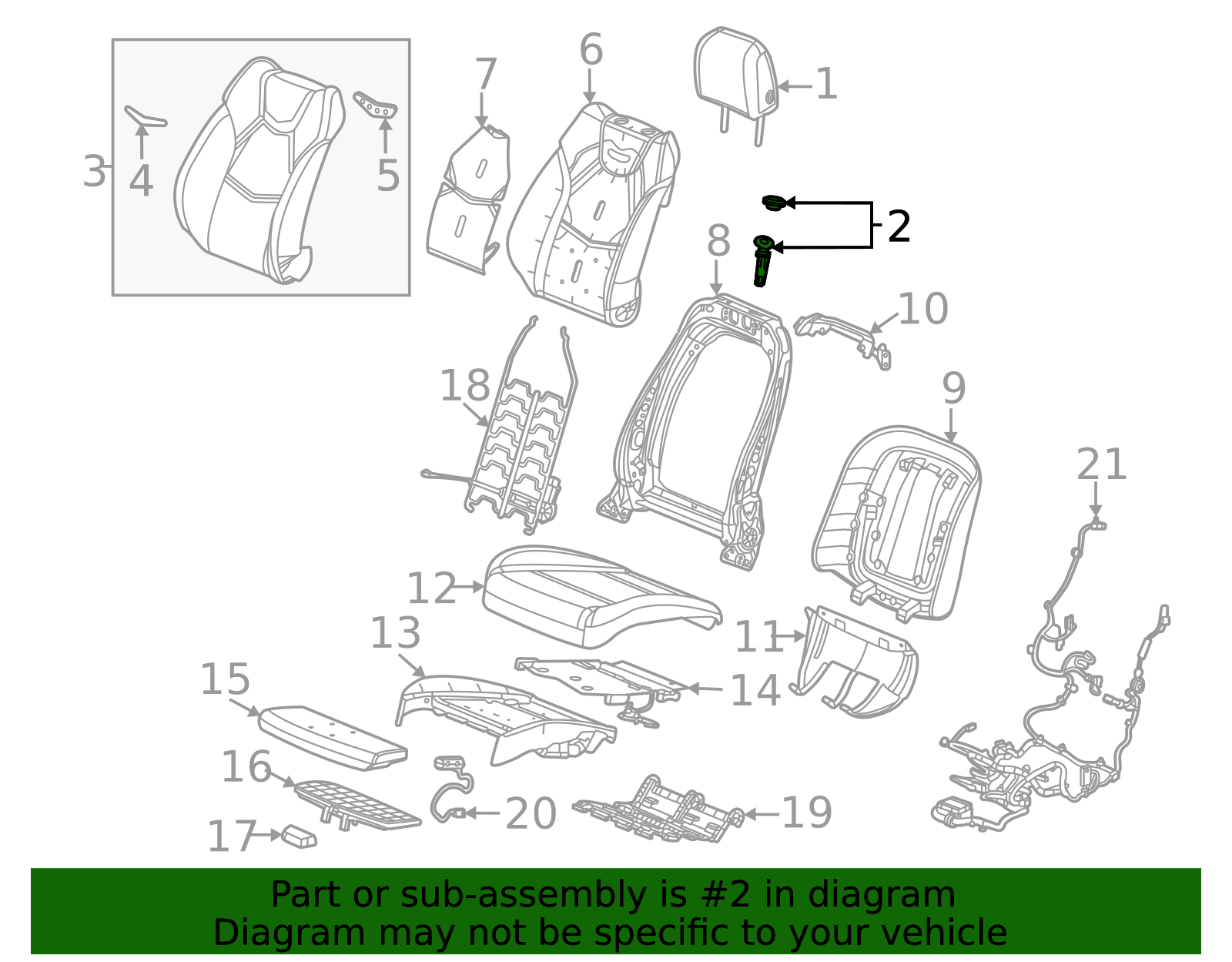 84942533 - Seat Back Panel | Partners Chevy