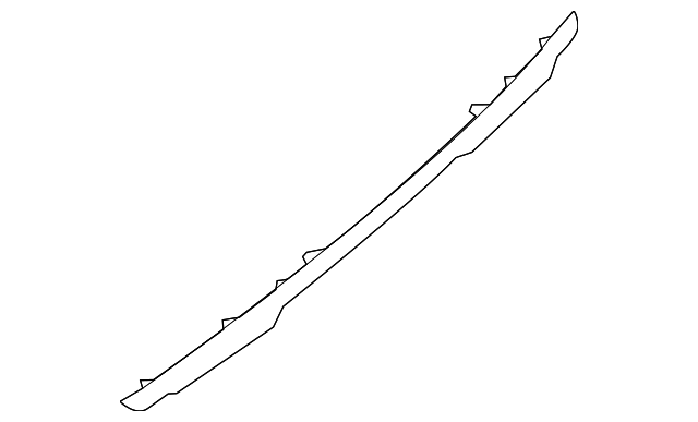 2017-2020 Nissan Rogue Trim Molding 85072-6FL1A | OEM Parts Online