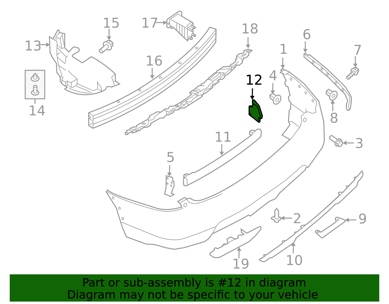 78819-6FL0A - Closing Plate - 2014-2019 Nissan Rogue | Conicelli Nissan