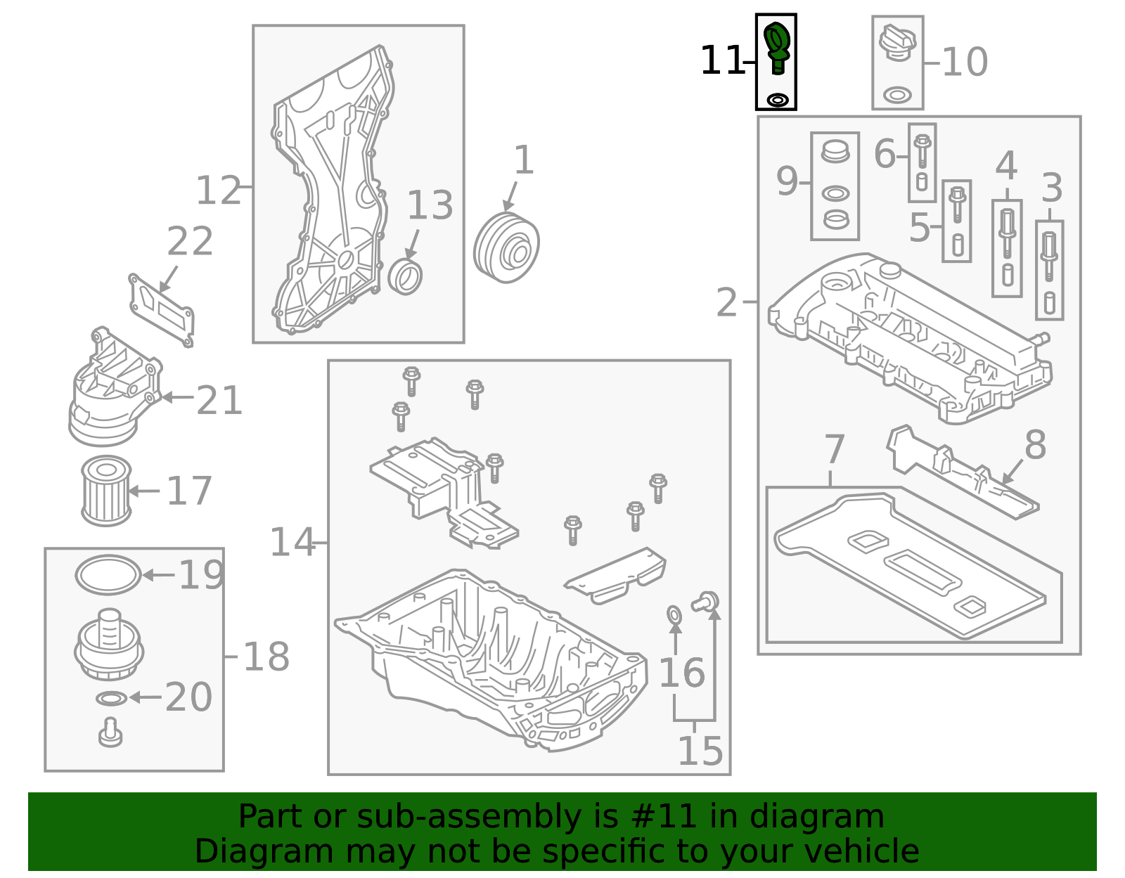 ZZCB10450A - OEM NEW 2009-2011 Mazda 6 Tribute 2.5L Engine Oil Level ...