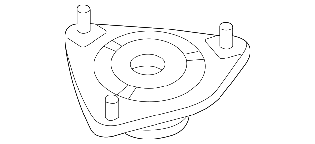 Genuine Strut Mount for 2013-2017 Hyundai Elantra GT | Part# 54610 ...