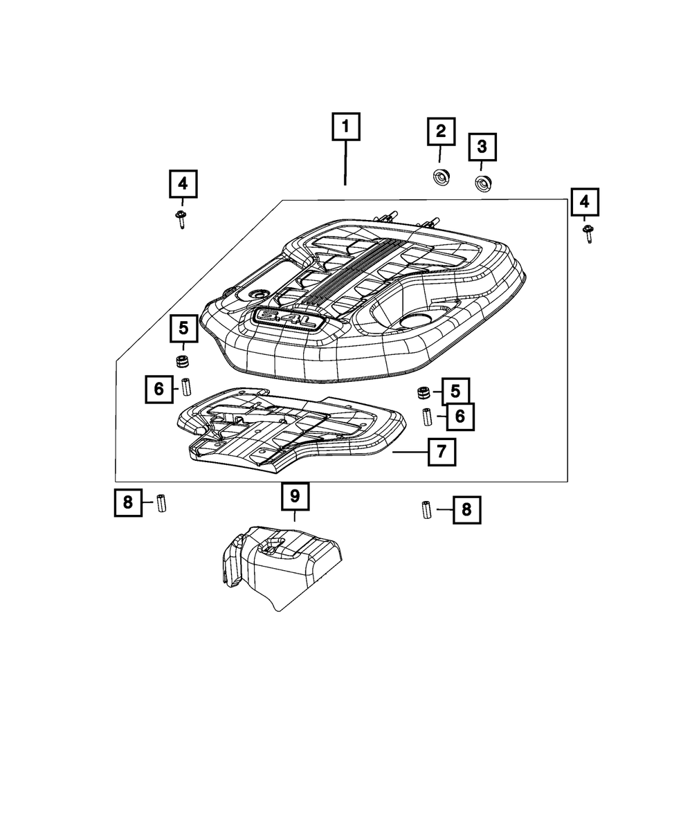 4861784AB - High-Quality Engine Cover for 2014-2026 Mopar | AutoNation ...