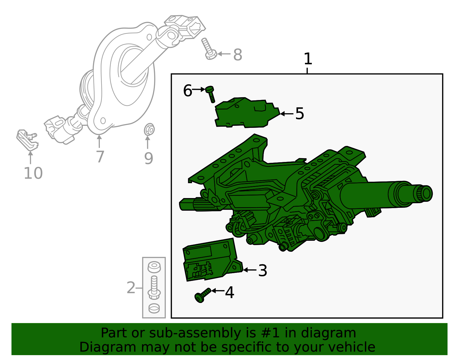 4KE-419-506-E - Steering Column 2019-2024 Audi | Audi OEM Parts Guy