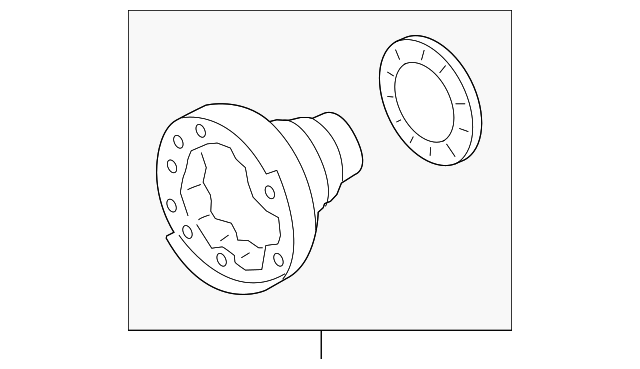 FR3Z-4851-B - Companion Flange - 2015-2023 Ford Mustang | Lasco Auto Parts