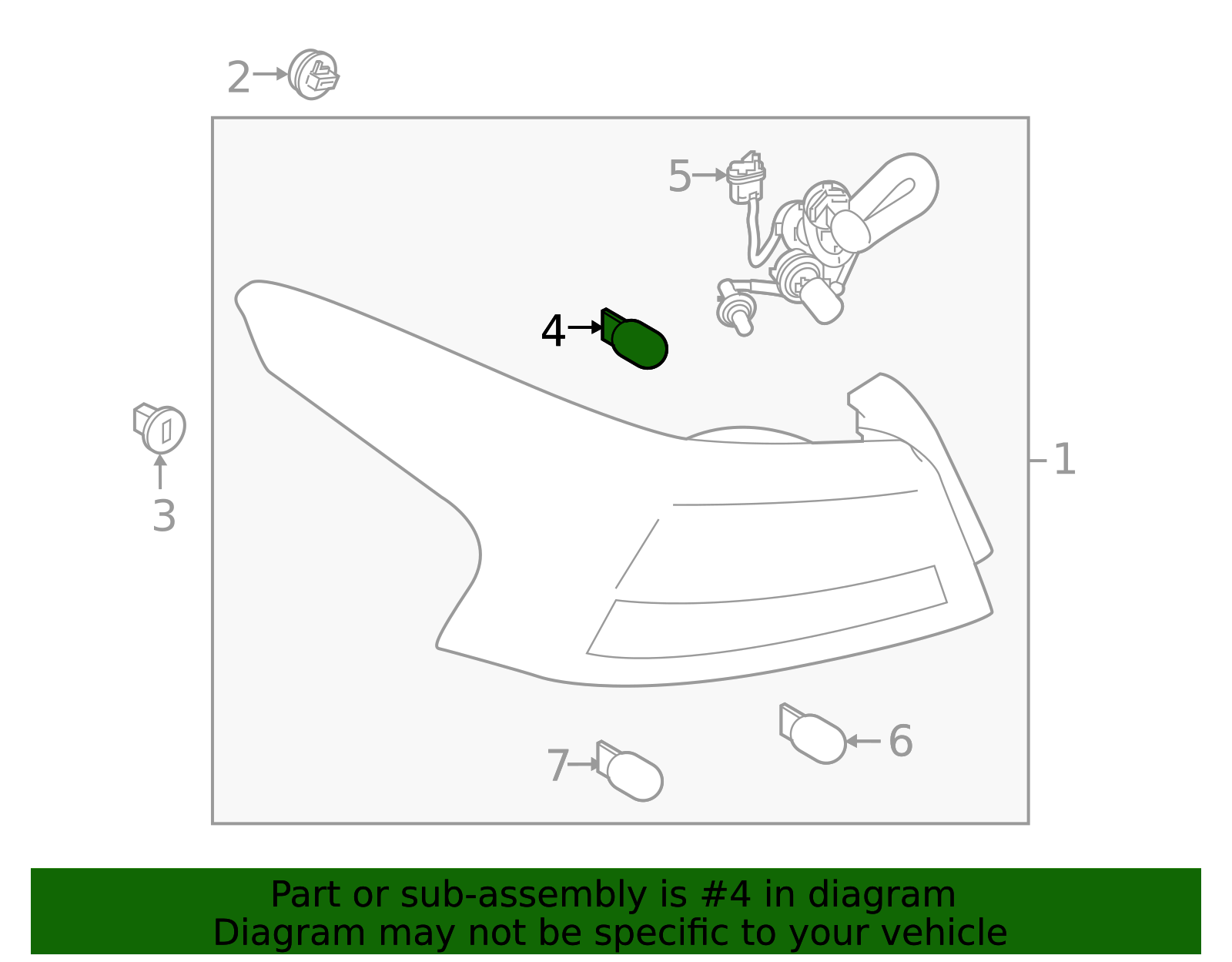 Genuine OEM Nissan 1999-2025 Nissan Tail Lamp Bulb 26261-89947 | Pro ...