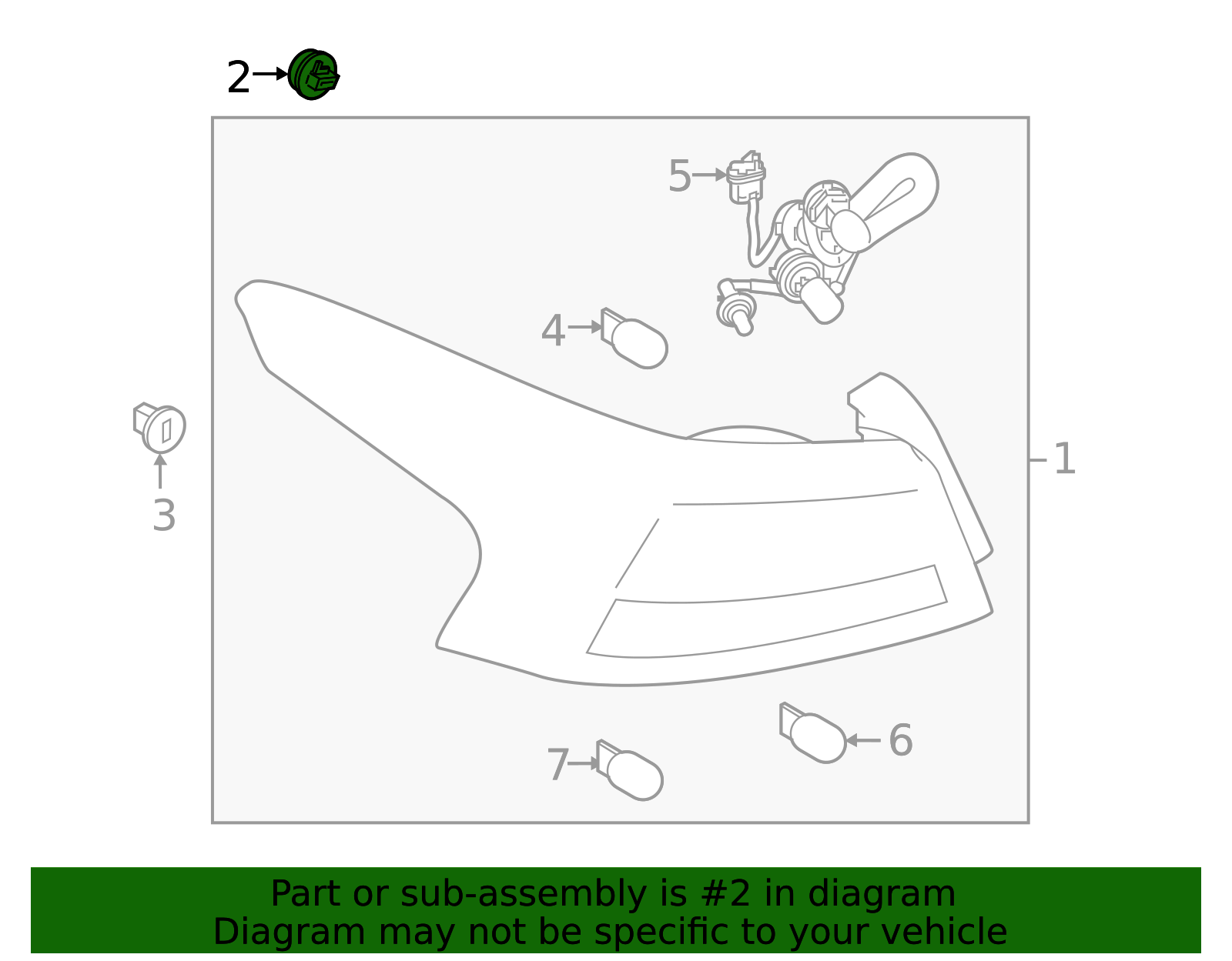 2013-2025 Nissan Combo Lamp Assembly Clip 26398-9N00A | My Nissan Part