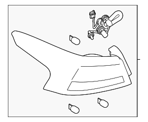 2019-2025 Nissan Altima Combo Lamp Assembly 26550-6CA1B | Nissan Parts ...