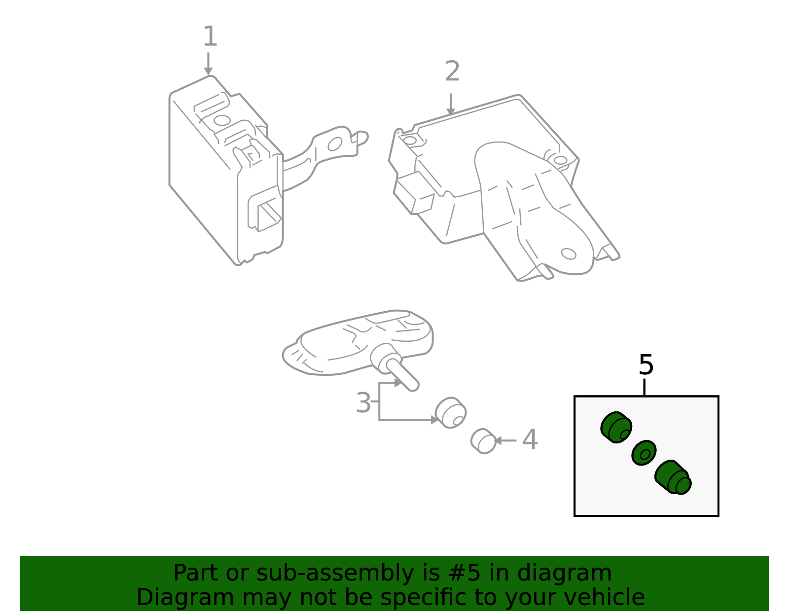 04423-33060 - Tire Pressure Monitoring System (TPMS) Sensor Nut 2006 ...