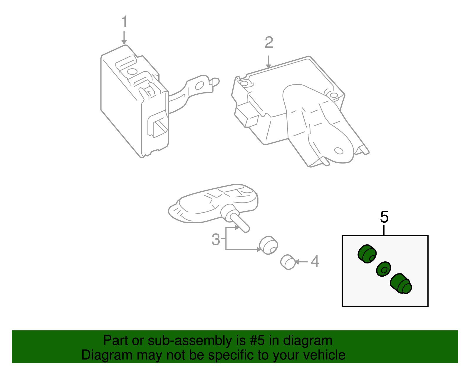 2006-2025 Toyota Genuine Toyota Tire Pressure Sensor/Valve Fit/Seal Kit ...