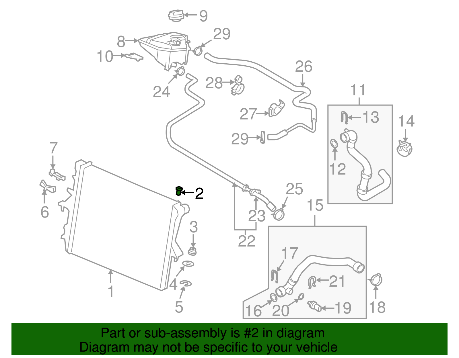 7L0-121-276-A - Radiator Upper Insulator 2007-2015 Audi Q7 | Audi OEM ...