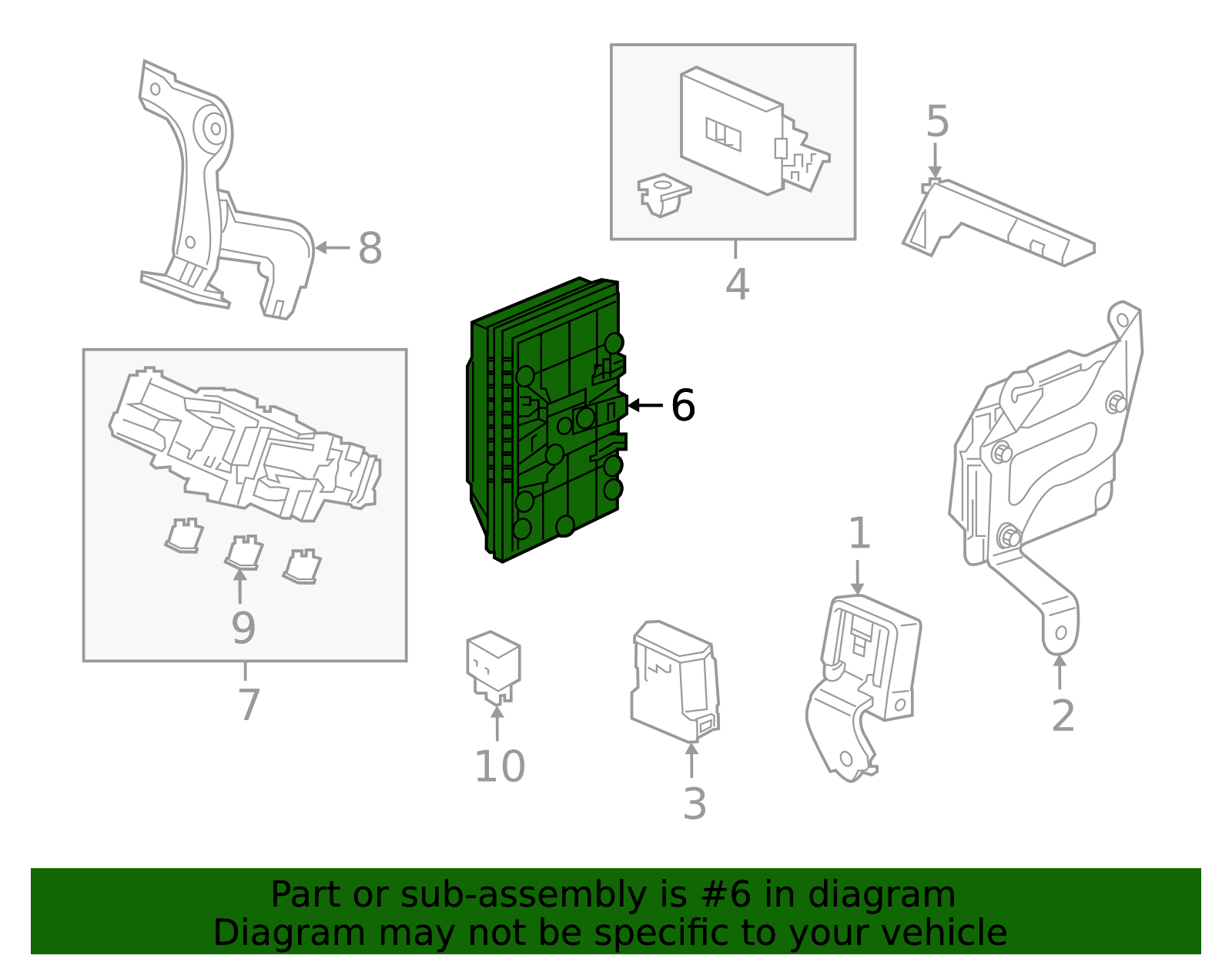 2019-2024 Acura RDX Control Module 38800-TJB-A14 | OEMAcuraPart