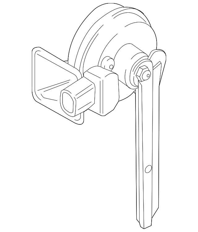 61-33-7-353-191 - High Note Horn 2013-2019 BMW | BMW OEM Parts