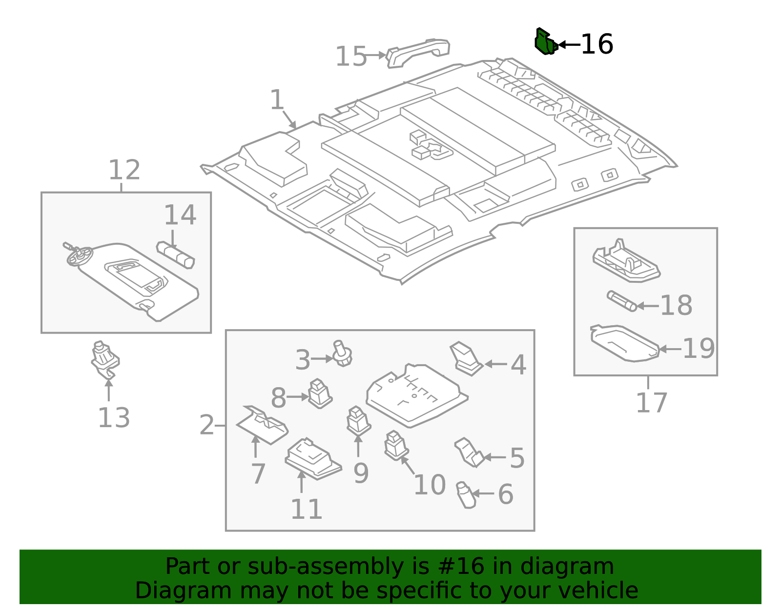 74631-0C050-C0 - 2016-2023 Toyota Tacoma - Coat Hook | Discount Parts ...
